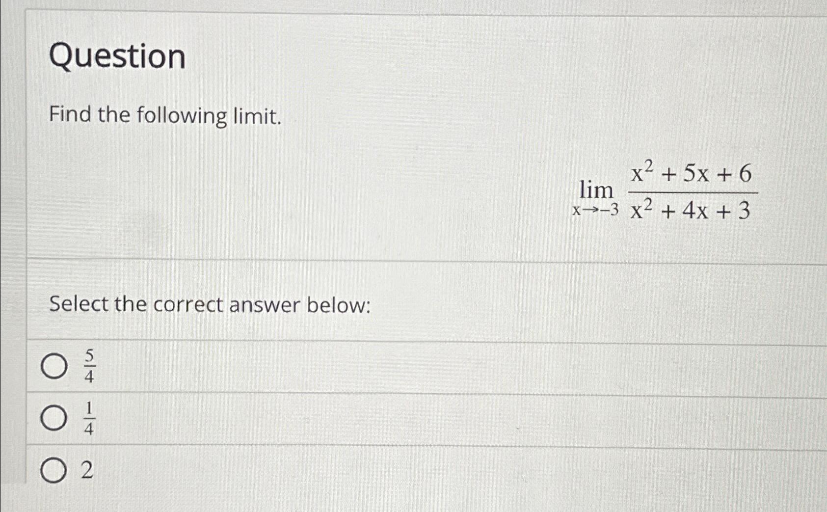 Solved QuestionFind the following | Chegg.com