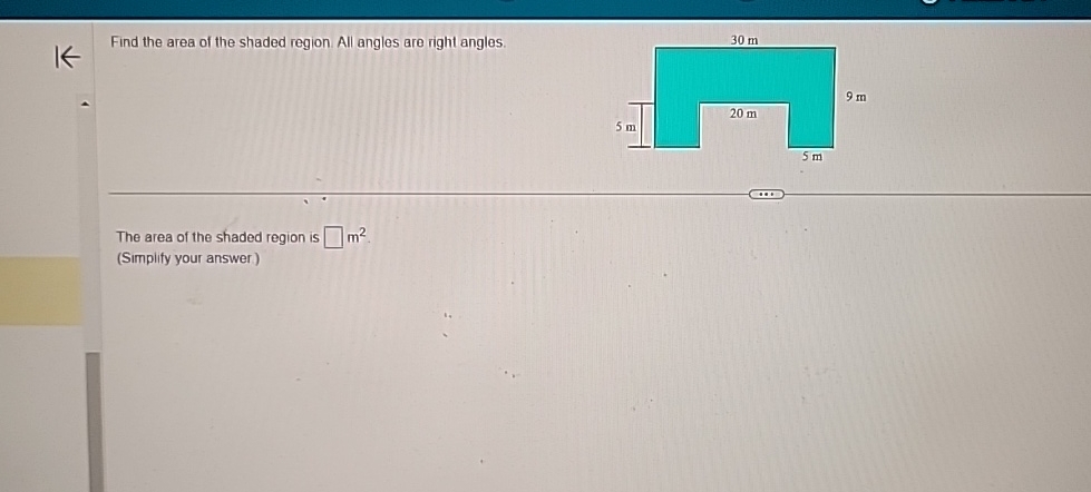 Solved Find the area of the shaded region. All angles are | Chegg.com