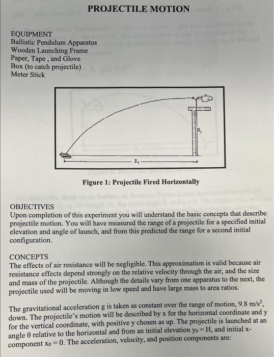 Solved EQUIPMENT Ballistic Pendulum Apparatus Wooden | Chegg.com