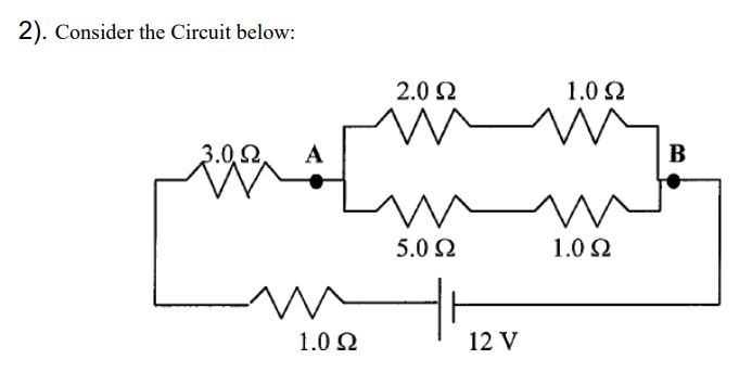 Solved Consider the Circuit below: (A). ﻿Draw an equivalent | Chegg.com