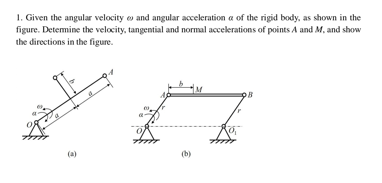 Solved by an EXPERT Given the angular velocity ω ﻿and angular | Chegg.com