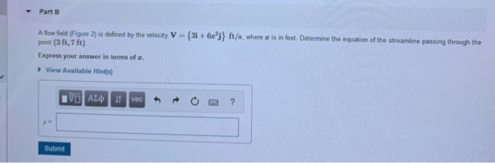 Solved Part A The velocity field of a two-dimensional flow | Chegg.com