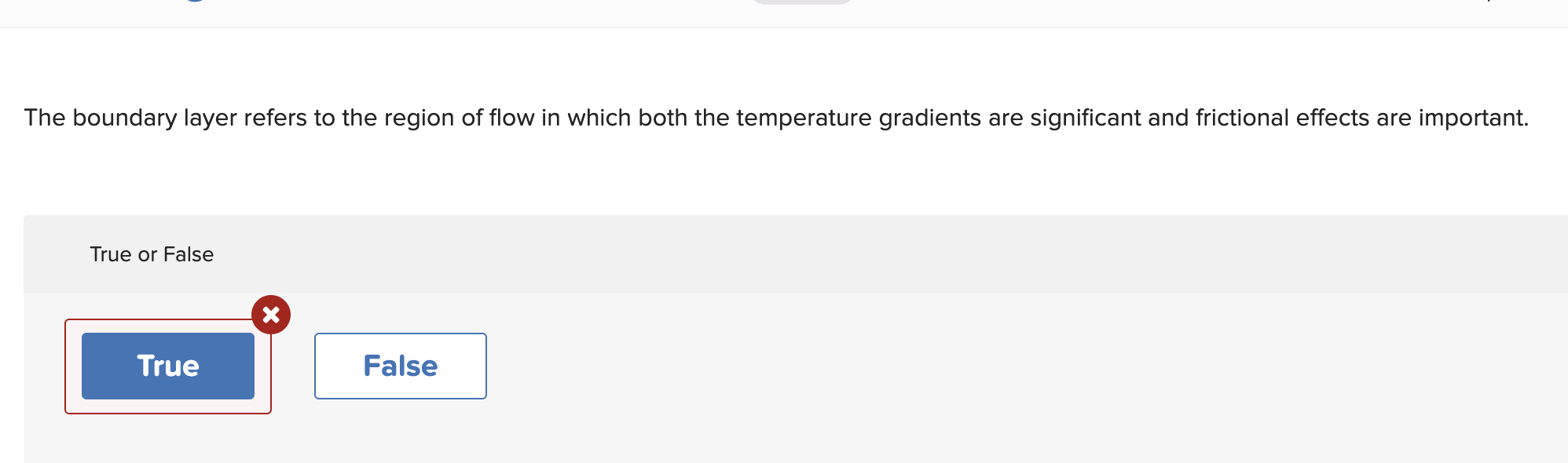 Solved The boundary layer refers to the region of flow in | Chegg.com