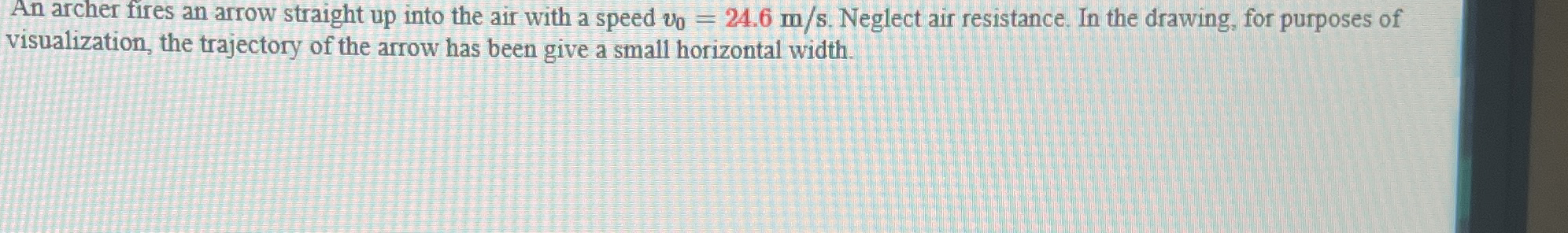 Solved An archer fires an arrow straight up into the air | Chegg.com