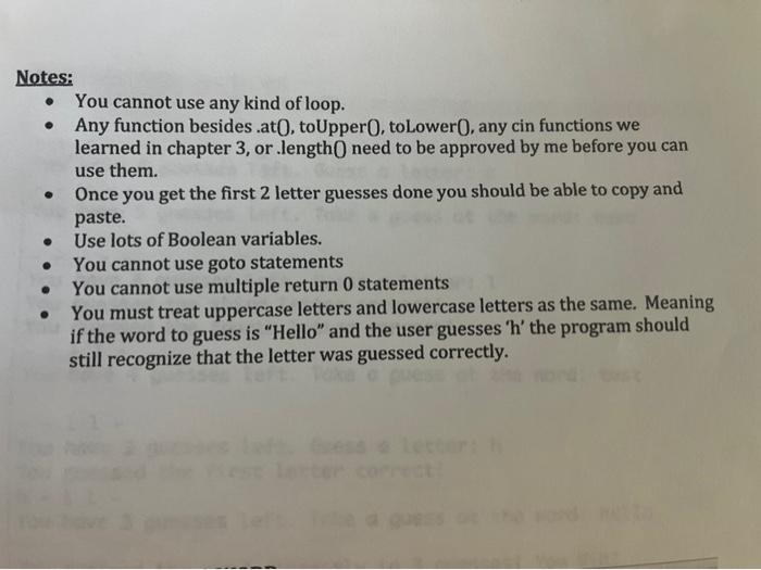 Solved Visual Studios C++ this program will be a hangman | Chegg.com