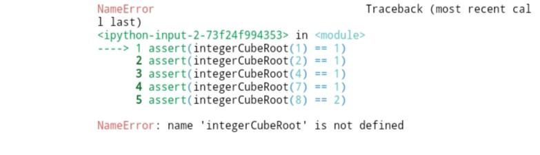 Solved Problem 2 (Find integer cube root.) The integer cube | Chegg.com