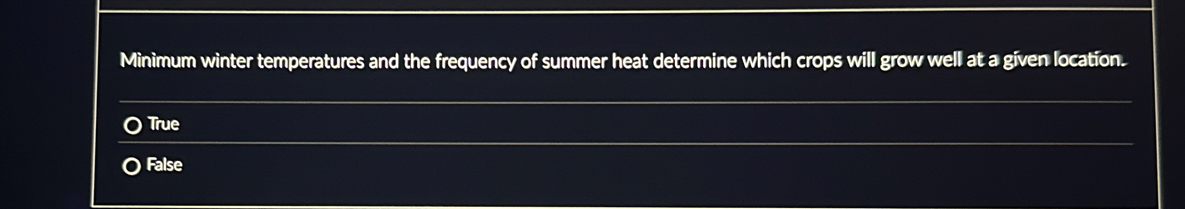 Solved Minimum winter temperatures and the frequency of | Chegg.com