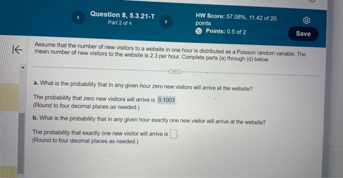 The following table contains the probability | Chegg.com