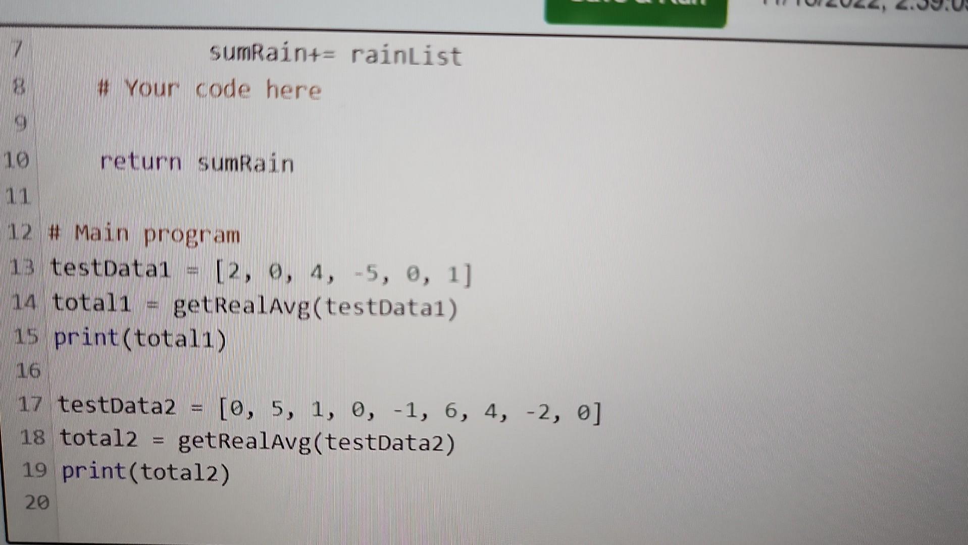 Solved Now Lets Worry About About Only Adding The Values 5849