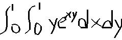 Solved Calculate the iterated integral 1 0 1 0 ye xy d x d | Chegg.com