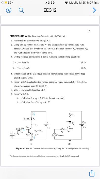 Solved please 1) complete the table 2) plot vo VS vi 3) | Chegg.com