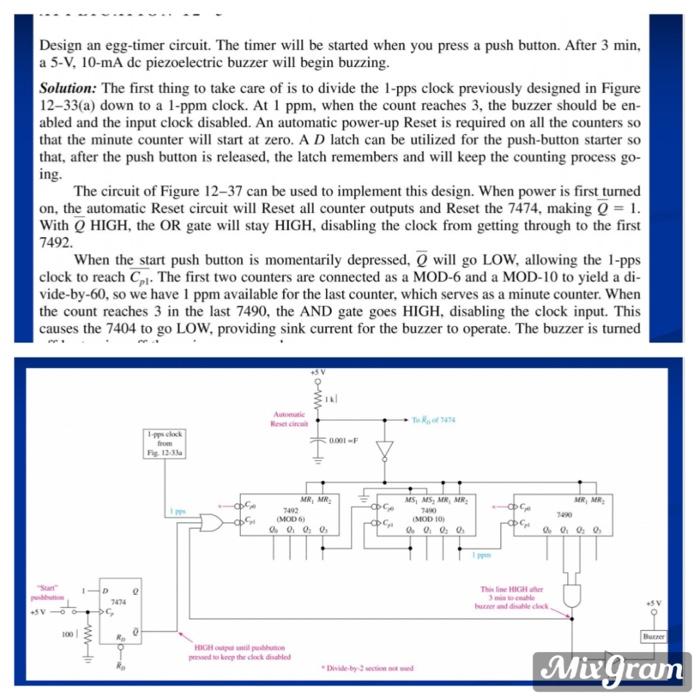 can I have get some help in design egg timer in | Chegg.com