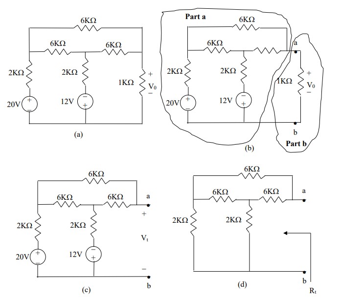 Solved Please find the thevenin voltage and resistance of | Chegg.com