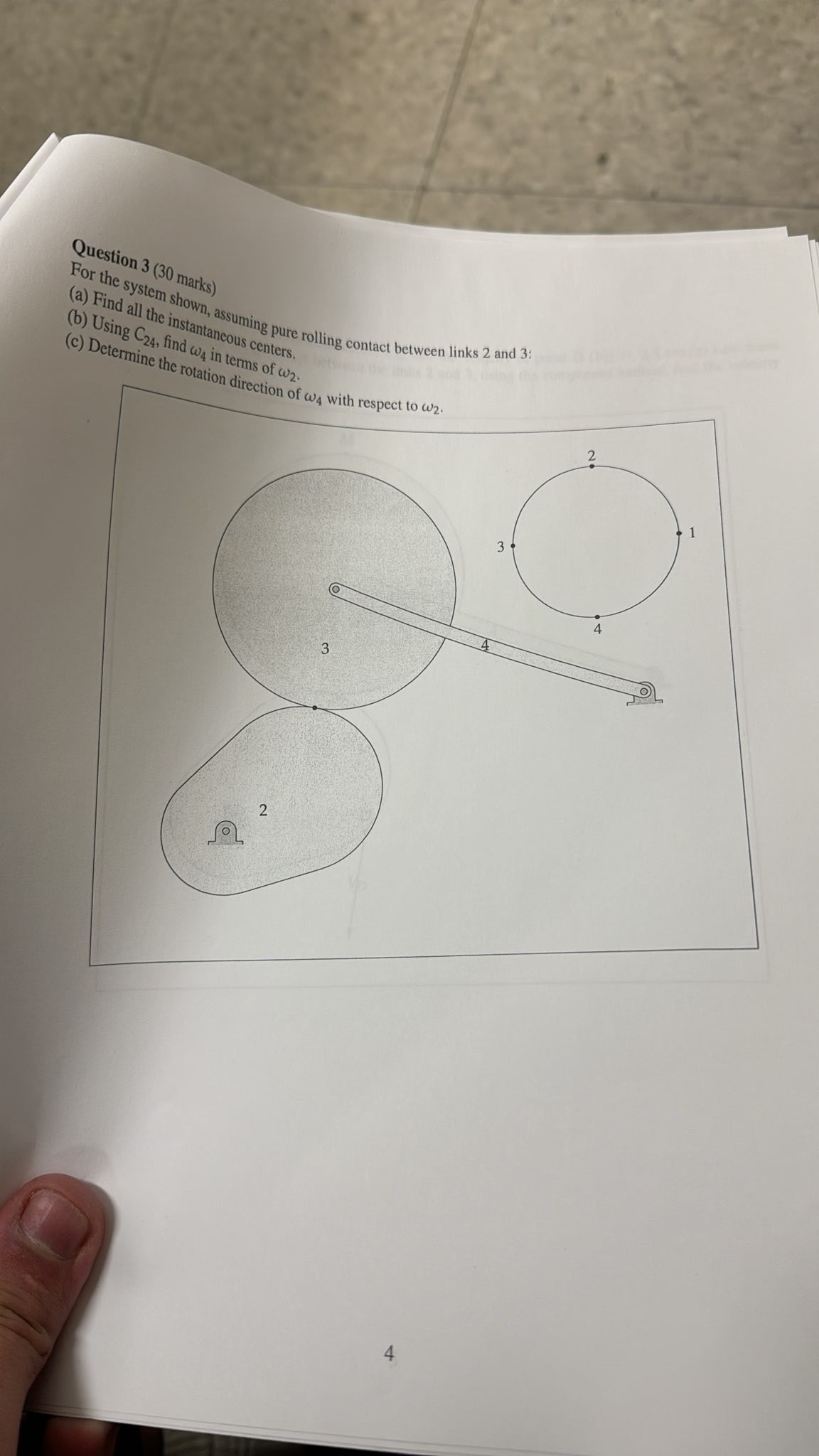 Solved Question 3 (30 ﻿marks)For the system shown, assuming | Chegg.com