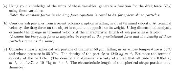 Solved When small particles move through a fluid, the | Chegg.com