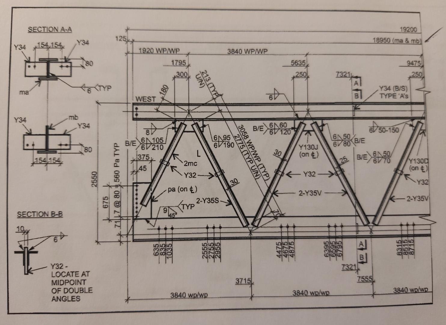 Solved How far is the center of the holes in plate pb from | Chegg.com