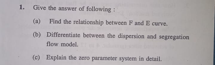 Solved Give the answer of following :(a) ﻿Find the | Chegg.com
