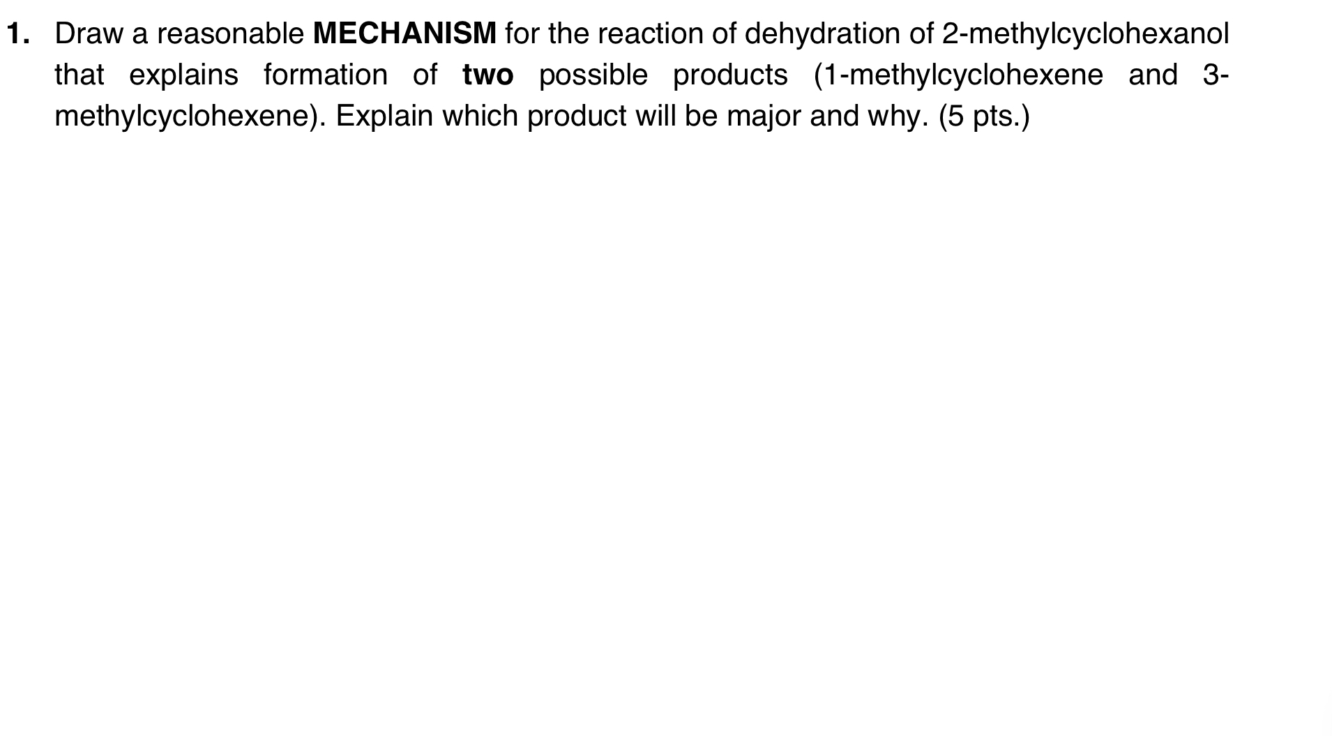 Solved Draw a reasonable MECHANISM for the reaction of | Chegg.com