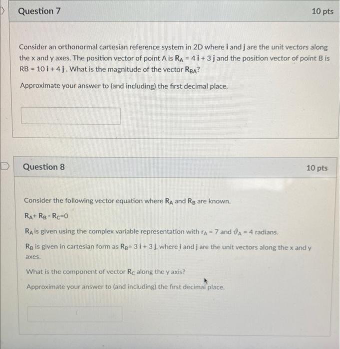 Solved Consider an orthonormal cartesian reference system in | Chegg.com