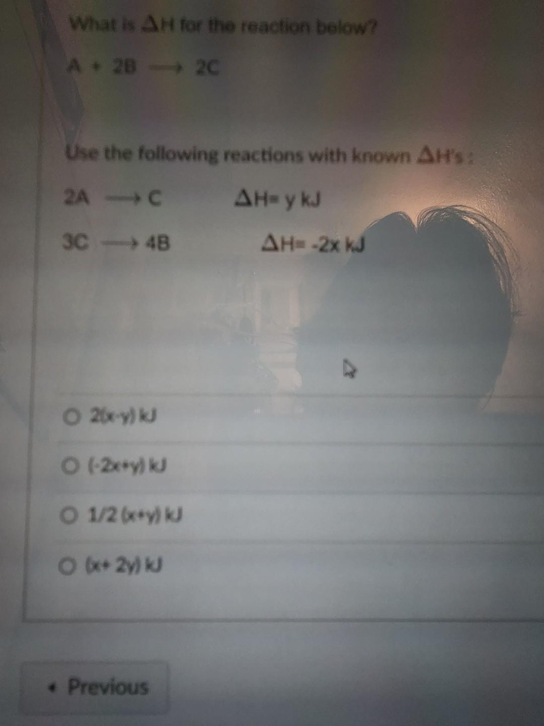 Solved What is Anf for the reaction below? A+2 B→2C Use the | Chegg.com