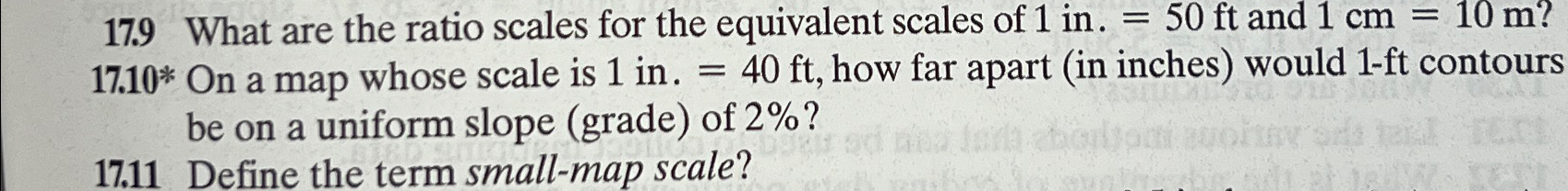 Solved 17.9 ﻿What are the ratio scales for the equivalent | Chegg.com