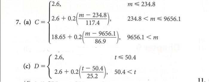 Solved CD={2.6,2.6+0.2(25.2t−50.4),t⩽50.450.4 | Chegg.com