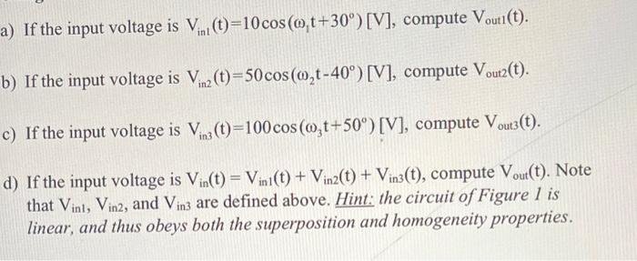 Solved Consider the RC filter shown in Figure 1 below, with | Chegg.com