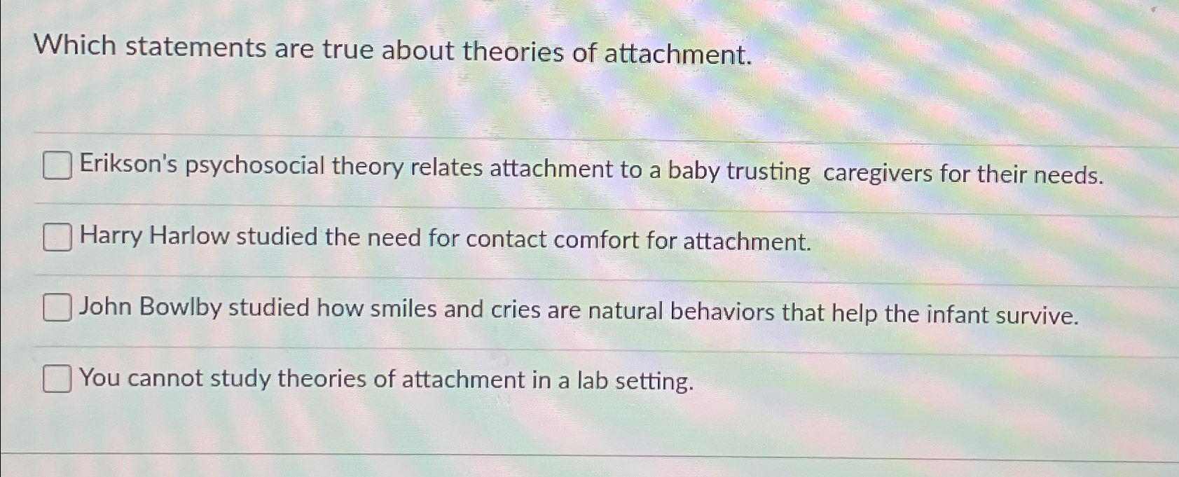 Solved Which statements are true about theories of | Chegg.com