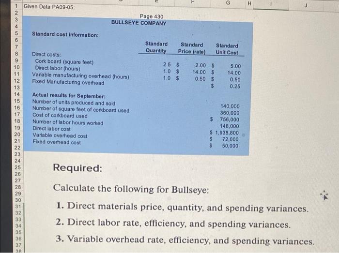 Solved Required: Calculate the following for Bullseye: 1. | Chegg.com