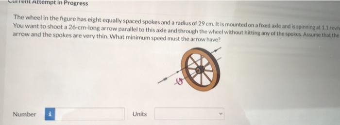 Solved The wheel in the figure has eight equally spaced | Chegg.com