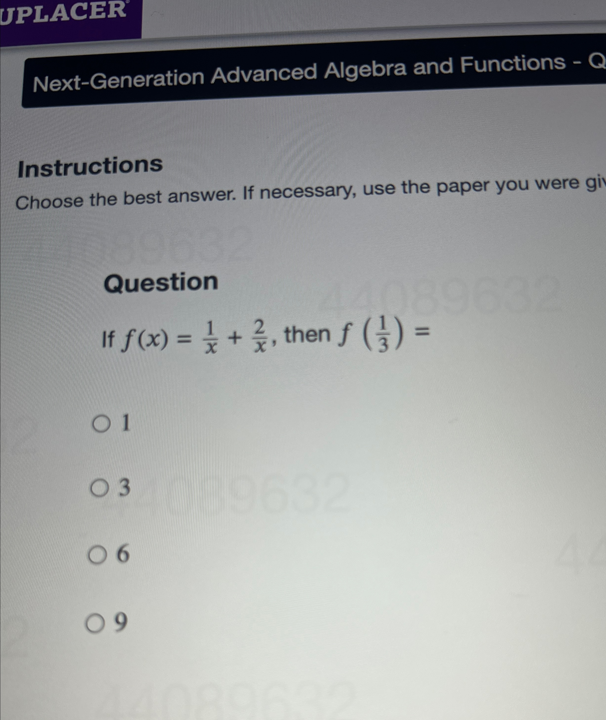 Solved Next-Generation Advanced Algebra and | Chegg.com