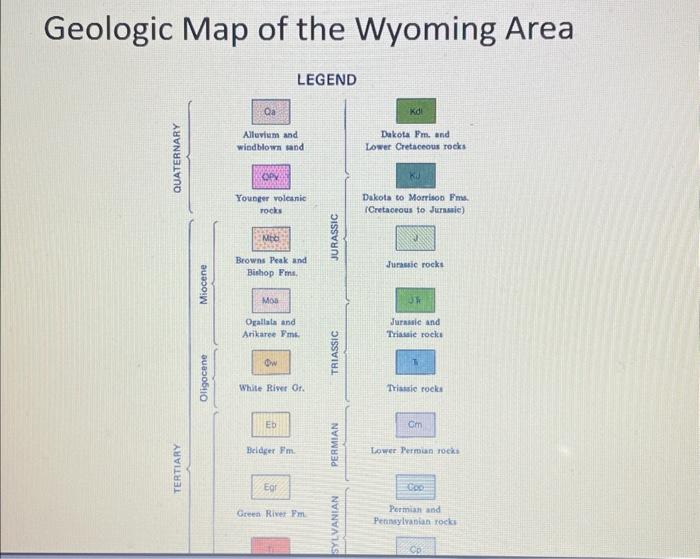 Complete the geologic maps, geologic cross sections | Chegg.com