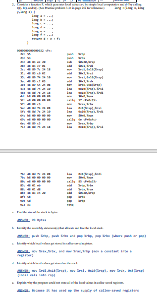 Solved please correct me if Im wrong or not. Thank you. | Chegg.com