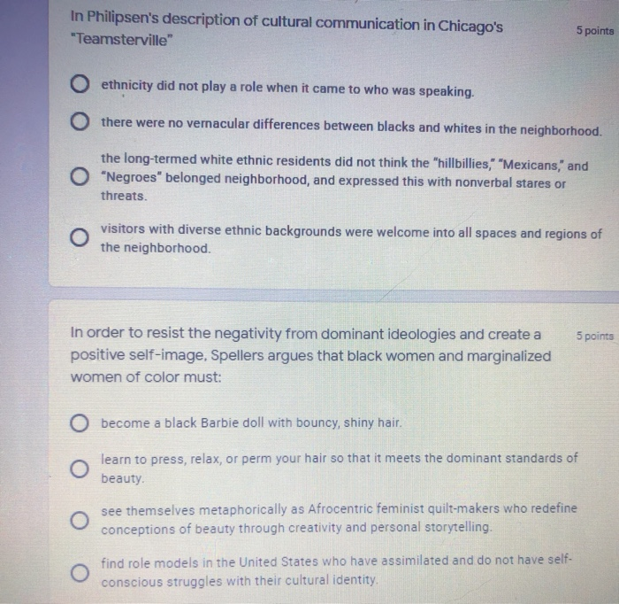 Solved In Philipsen's description of cultural communication | Chegg.com