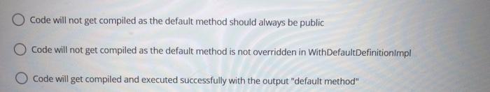 Solved What is expected when the code gets compiled and | Chegg.com