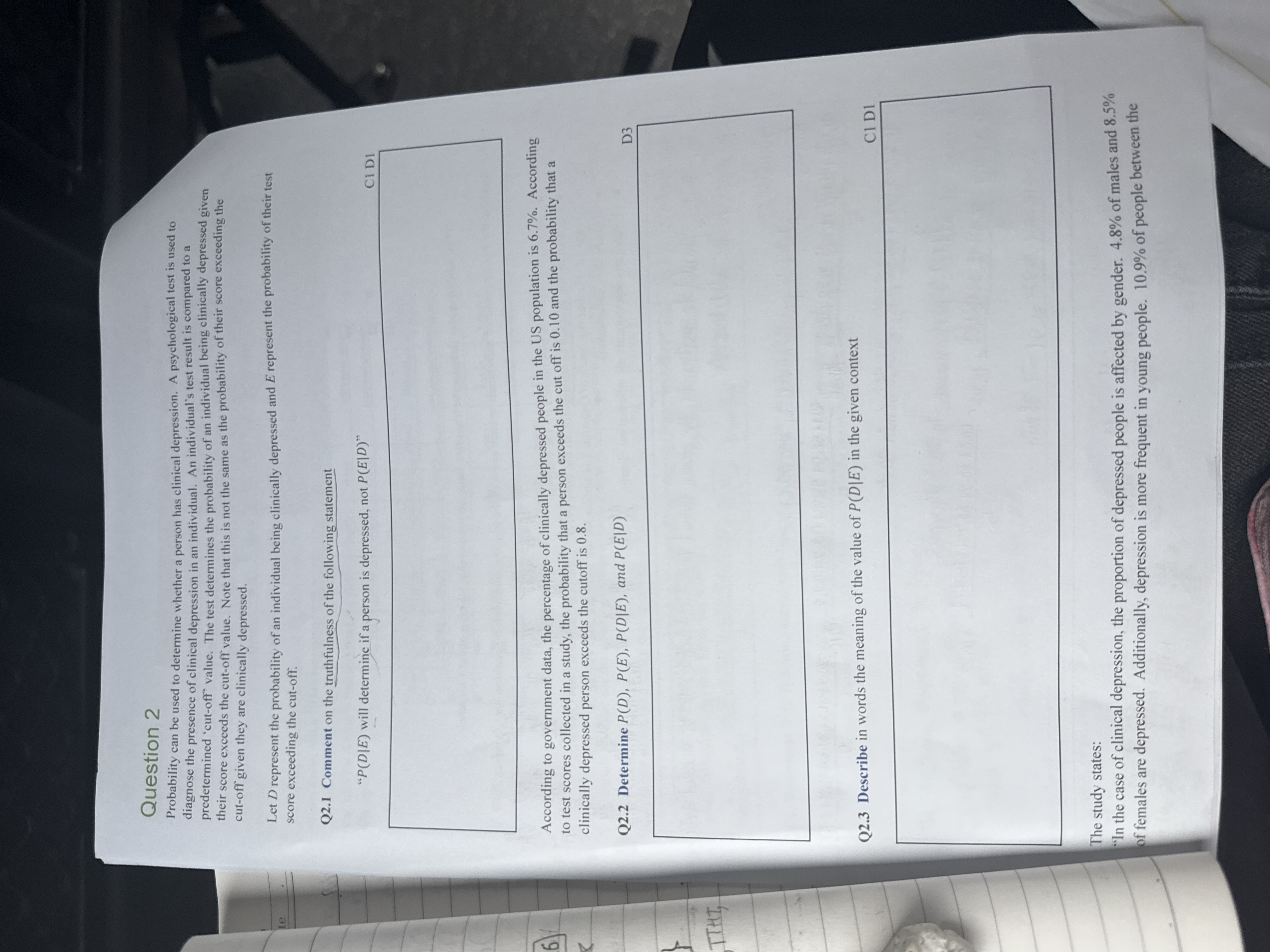 Solved Question 2 ﻿Probability can be used to determine | Chegg.com