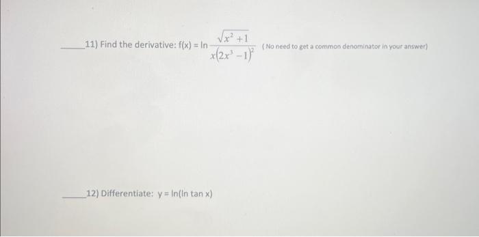 Solved Answer and Show mathematical work number 11 and 12 | Chegg.com