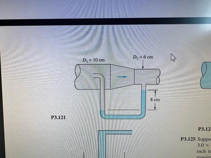 P3.121 In Fig. P3.121 the flowing fluid is CO2 at | Chegg.com