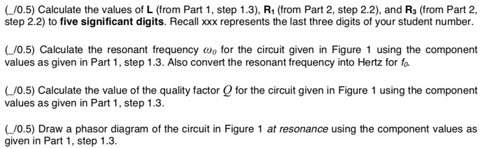 Solved Help with a part from RLC Circuit response lab. Note: | Chegg.com