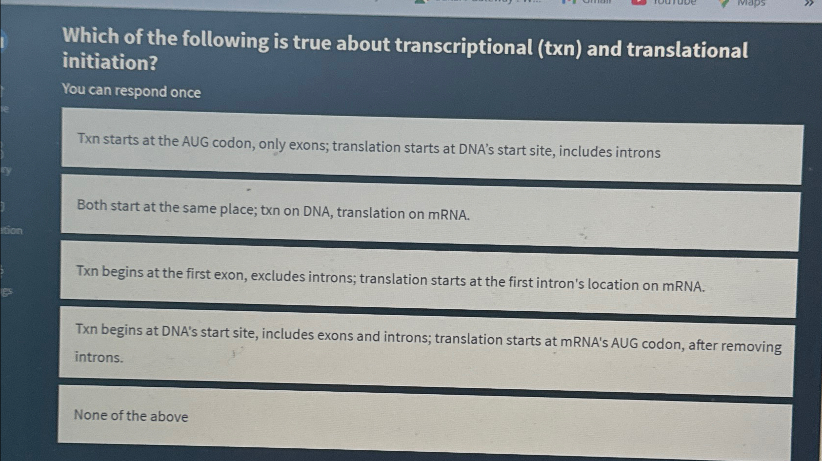 Solved Which of the following is true about transcriptional | Chegg.com
