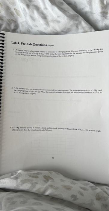 Lab 4: Pre-Lab Questions as a | Chegg.com
