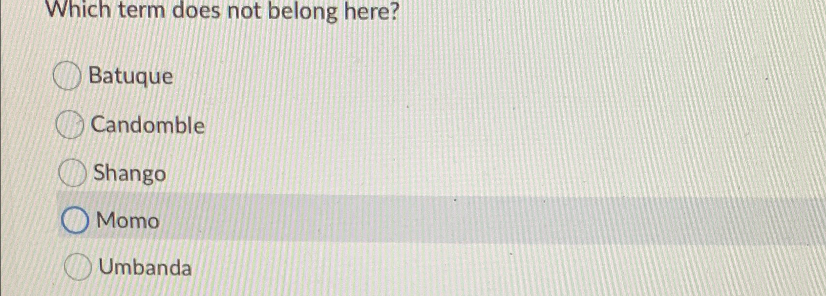 Solved Which term does not belong | Chegg.com
