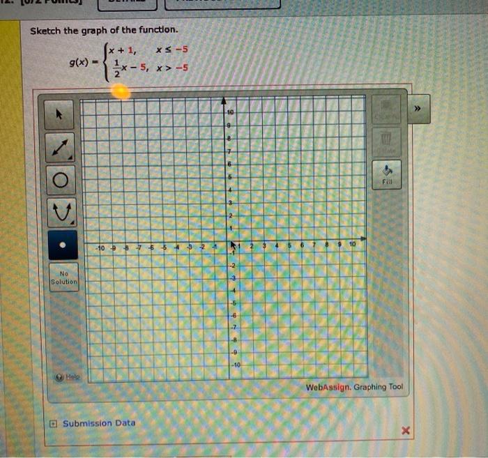 Solved Sketch the graph of the function. XS-5 g(x) (-5, x>-5 | Chegg.com