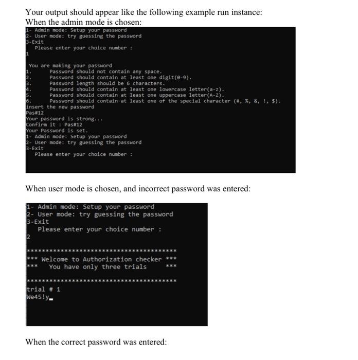 Solved Program statement: You are required to write both an | Chegg.com
