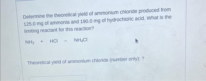 Solved What mass of urea (CN2H4O) is produced when 100.0 | Chegg.com