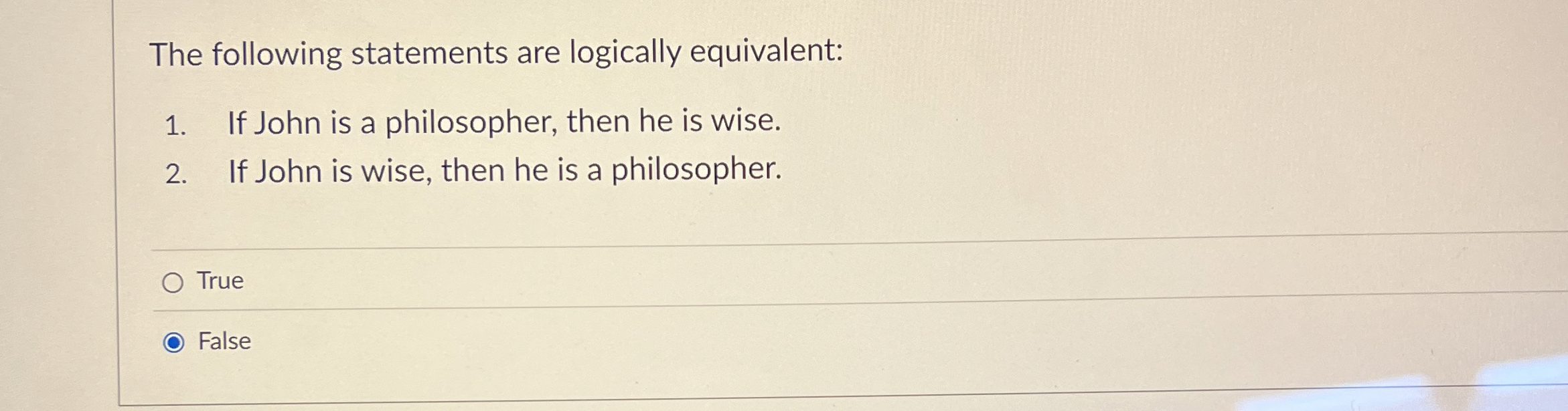 Solved The following statements are logically equivalent:If | Chegg.com