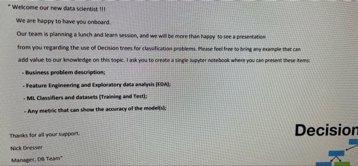 Solved Please solve the problem in jupyter notebook with | Chegg.com