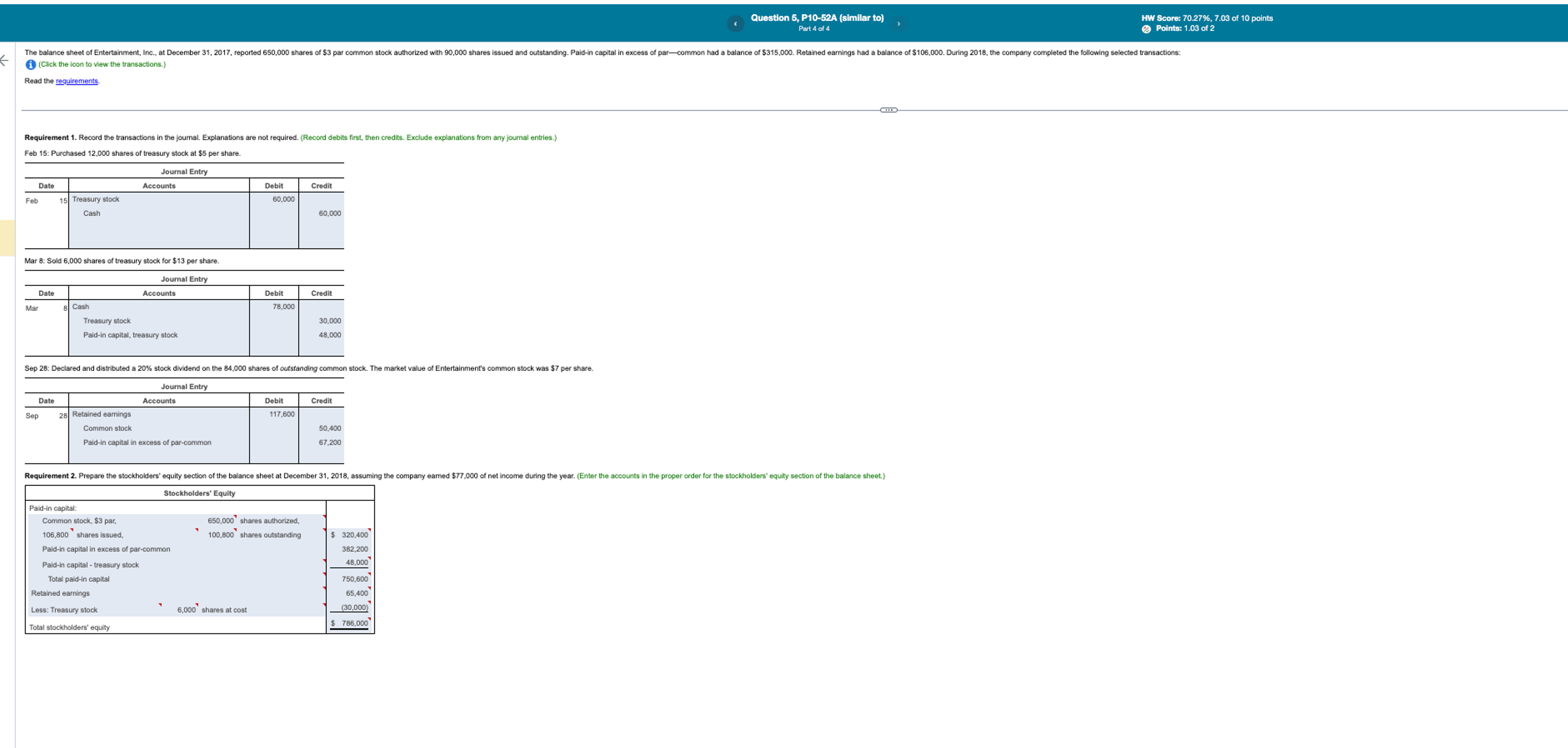 Solved (i) (Click the loon to view the transections.)Read | Chegg.com