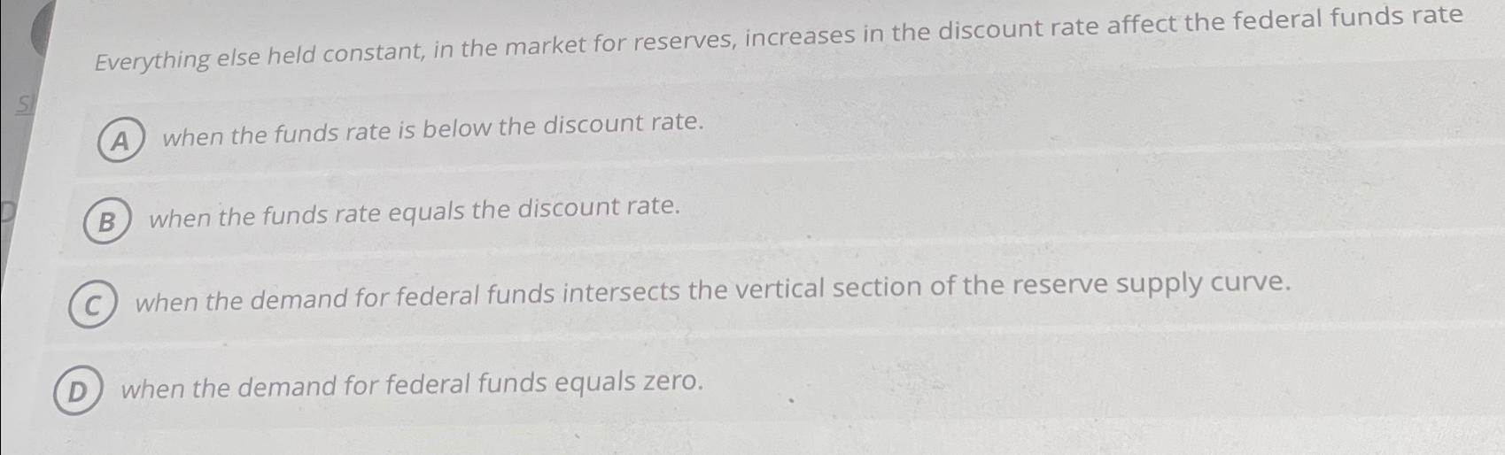 Solved Everything else held constant, in the market for | Chegg.com