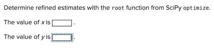 Solved Required information Determine the roots of the | Chegg.com